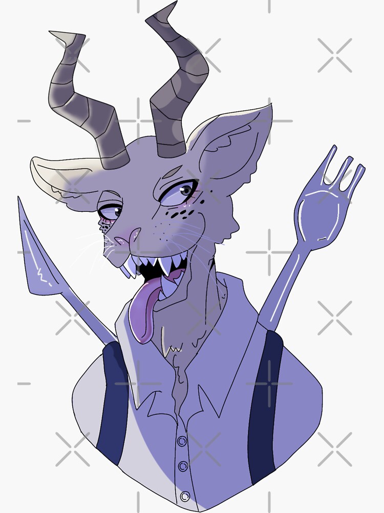 "Melon Beastars" Sticker for Sale by Tornbugs | Redbubble