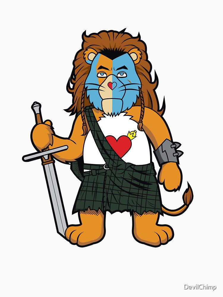 "Brave Of Heart Lion" T-shirt for Sale by DevilChimp | Redbubble | care ...