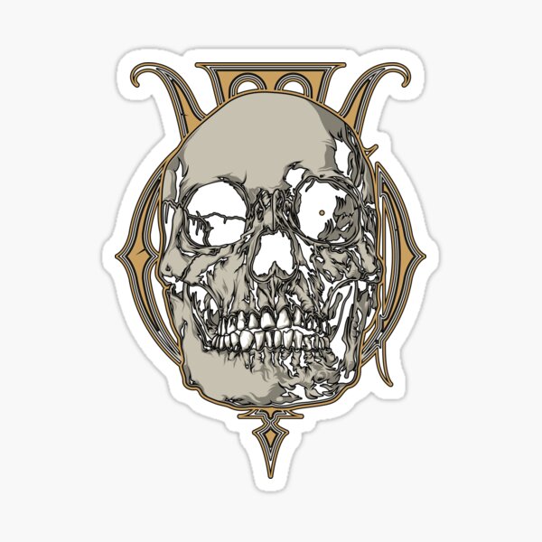 "Skull art" Sticker for Sale by Skullsart | Redbubble