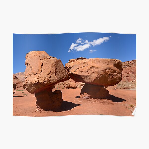 "Cliff Dwellers at Vermillion Cliffs Monument in Arizona, USA" Poster ...
