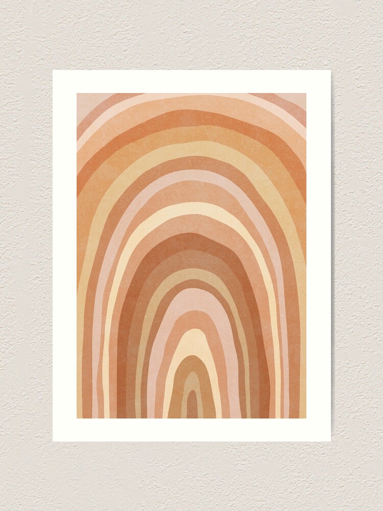 "Earth tone Rainbow" Art Print for Sale by Miss-Belle | Redbubble