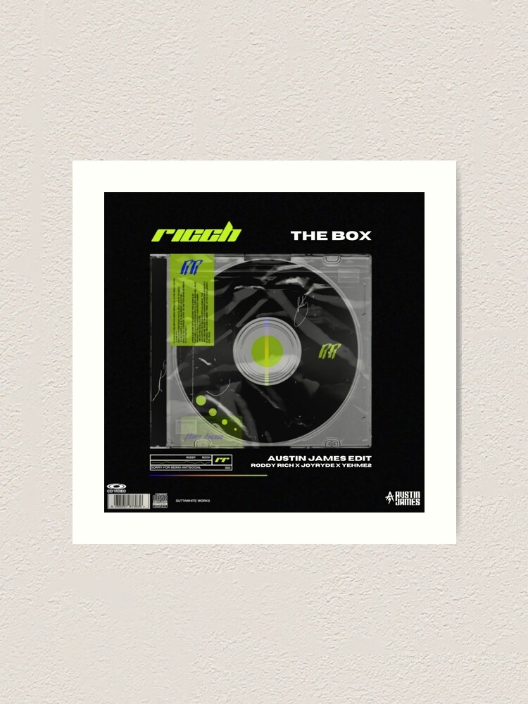 "Roddy Ricch The Box Logo" Art Print by ConnorHero | Redbubble