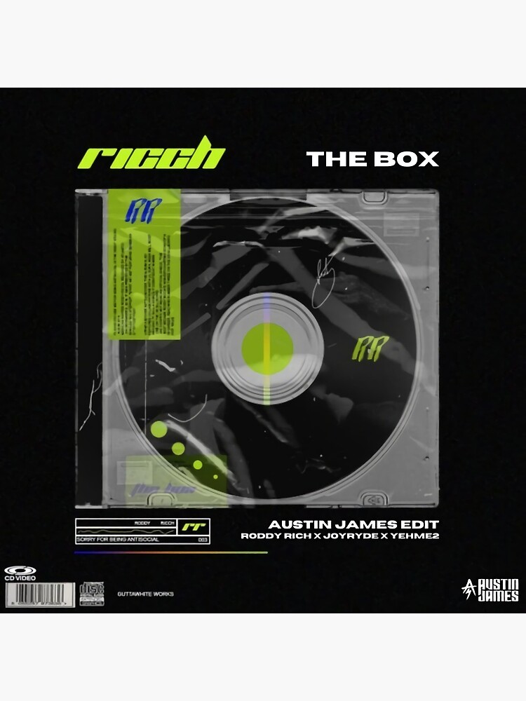 "Roddy Ricch The Box Logo" Art Print by ConnorHero | Redbubble