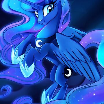 "Princess Luna" Sticker for Sale by Pepooni | Redbubble