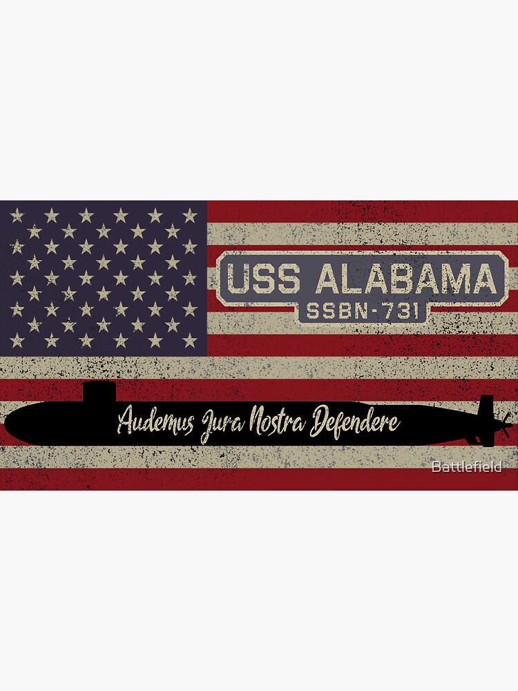 "USS Alabama SSBN-731 Ohio Class Fleet Ballistic Missile Submarine ...
