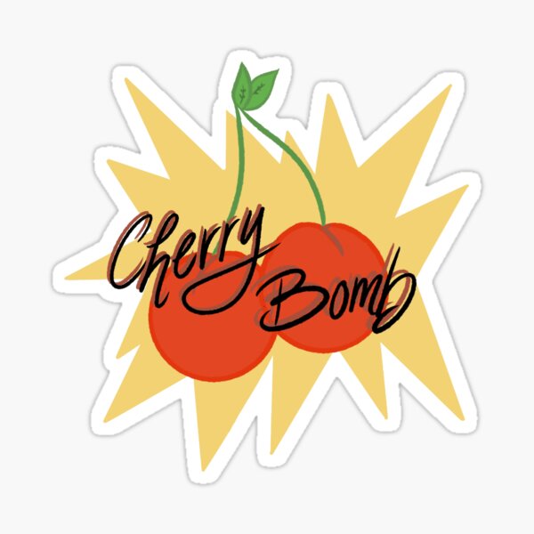"Cherry Bomb" Sticker for Sale by bellabeauxpeep | Redbubble