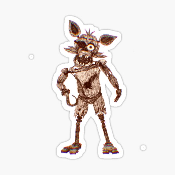 "Foxy" Sticker by Jessieisaninja | Redbubble