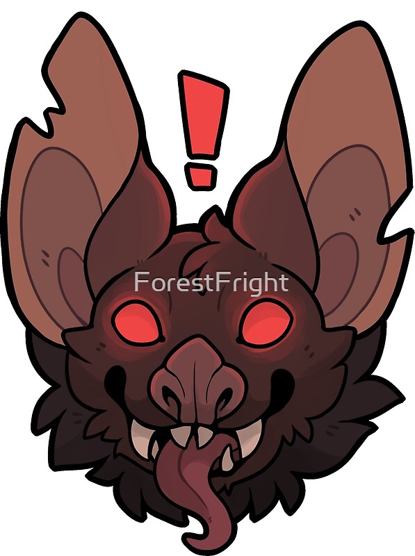 "BEWARE OF BATS (Hell Version)" by ForestFright | Redbubble