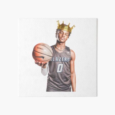 "king bronny" Art Board Print by lilstickies | Redbubble