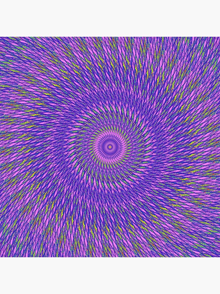 "Neon Storm Vortex Mandala - Vibrant Color Wheel" Photographic Print by ...