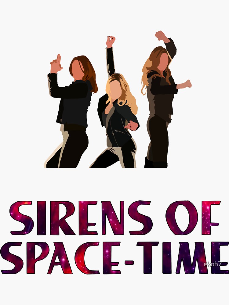 "Sirens of Space-Time 2 pack" Sticker for Sale by ekoh7 | Redbubble