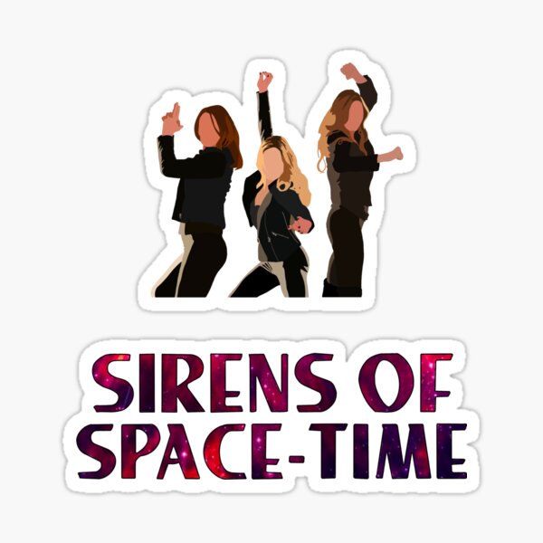 "Sirens of Space-Time 2 pack" Sticker for Sale by ekoh7 | Redbubble