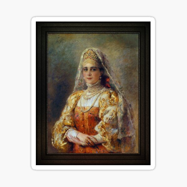 "Portrait of Princess Zinaida Yusupova by Konstantin Makovsky Old ...