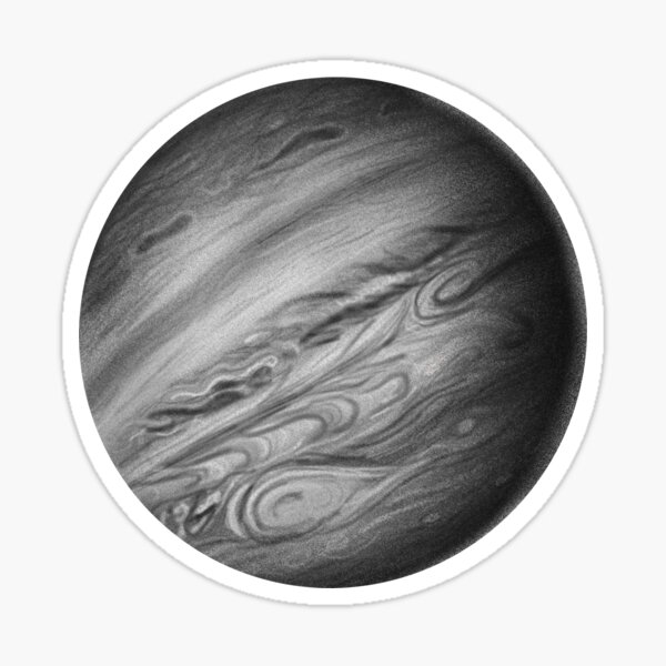 "Jupiter" Sticker for Sale by honey-glitch | Redbubble