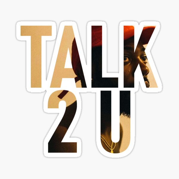 "Talk 2 U" Sticker for Sale by SilvaDesigns | Redbubble
