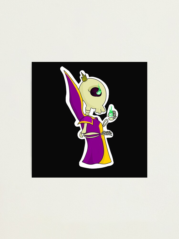 Lámina fotográfica «Cute dibujos animados lich morado» de MimiLovelace ...