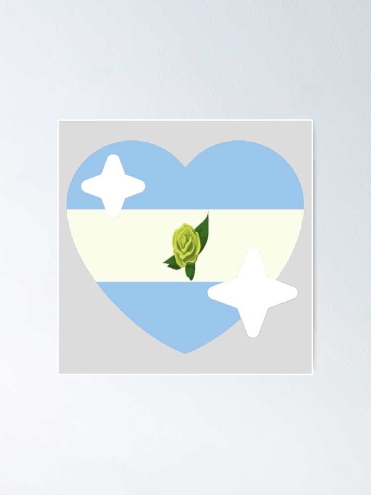 "MLM Pride Sparkle Heart Emoji" Poster by imaginator24 | Redbubble