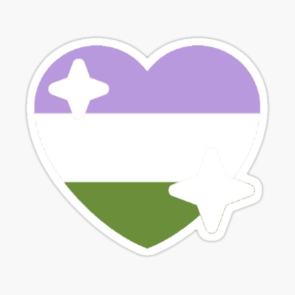 "Copy of polysexual Pride Sparkle Heart Emoji" Sticker for Sale by ...