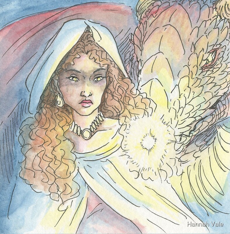 "Mage and Dragon" by Hannah Vale | Redbubble