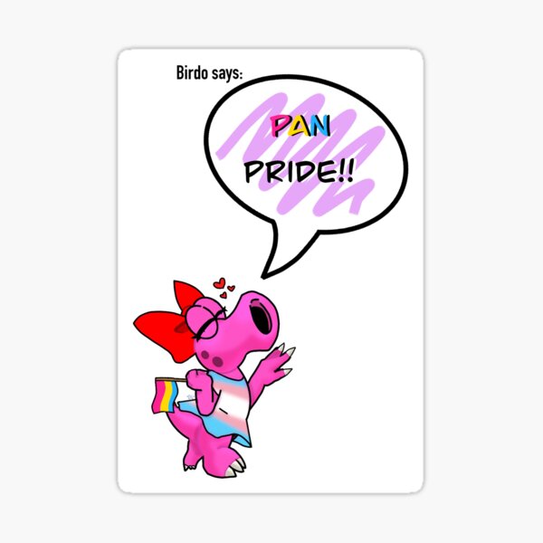 "Pan Pride!!" Sticker for Sale by devilslore | Redbubble