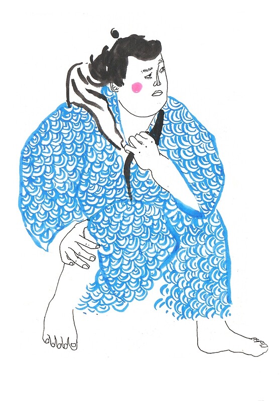 "Samurai Chubby" by sparrowprince | Redbubble