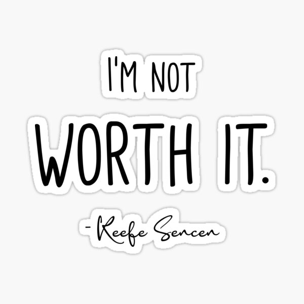 "keefe sencen quote" Sticker for Sale by corbrand | Redbubble