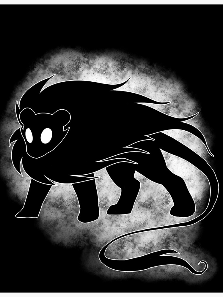 "Spooky Lion" Poster for Sale by Draikinator | Redbubble