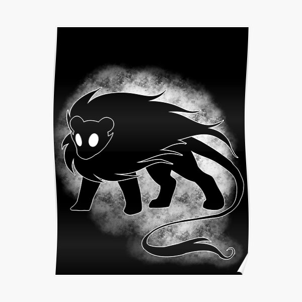"Spooky Lion" Poster for Sale by Draikinator | Redbubble