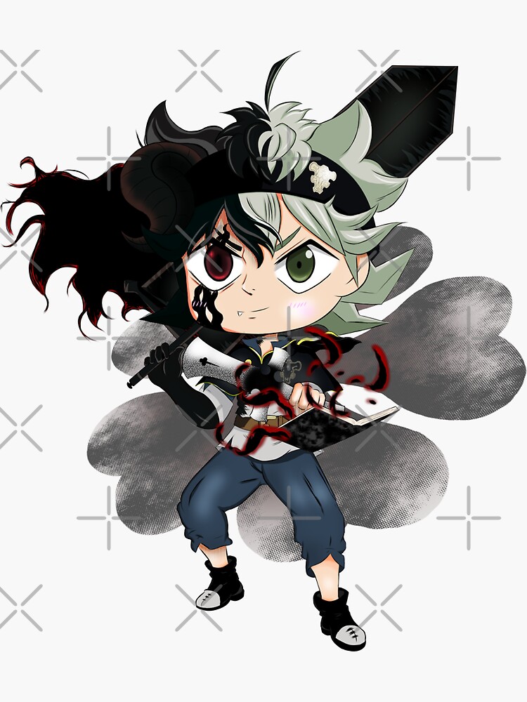 "Black Clover Asta " Sticker for Sale by jstudiosoregon | Redbubble
