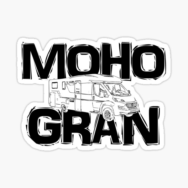 "MOHO GRAN" Sticker von Shabbyprints | Redbubble