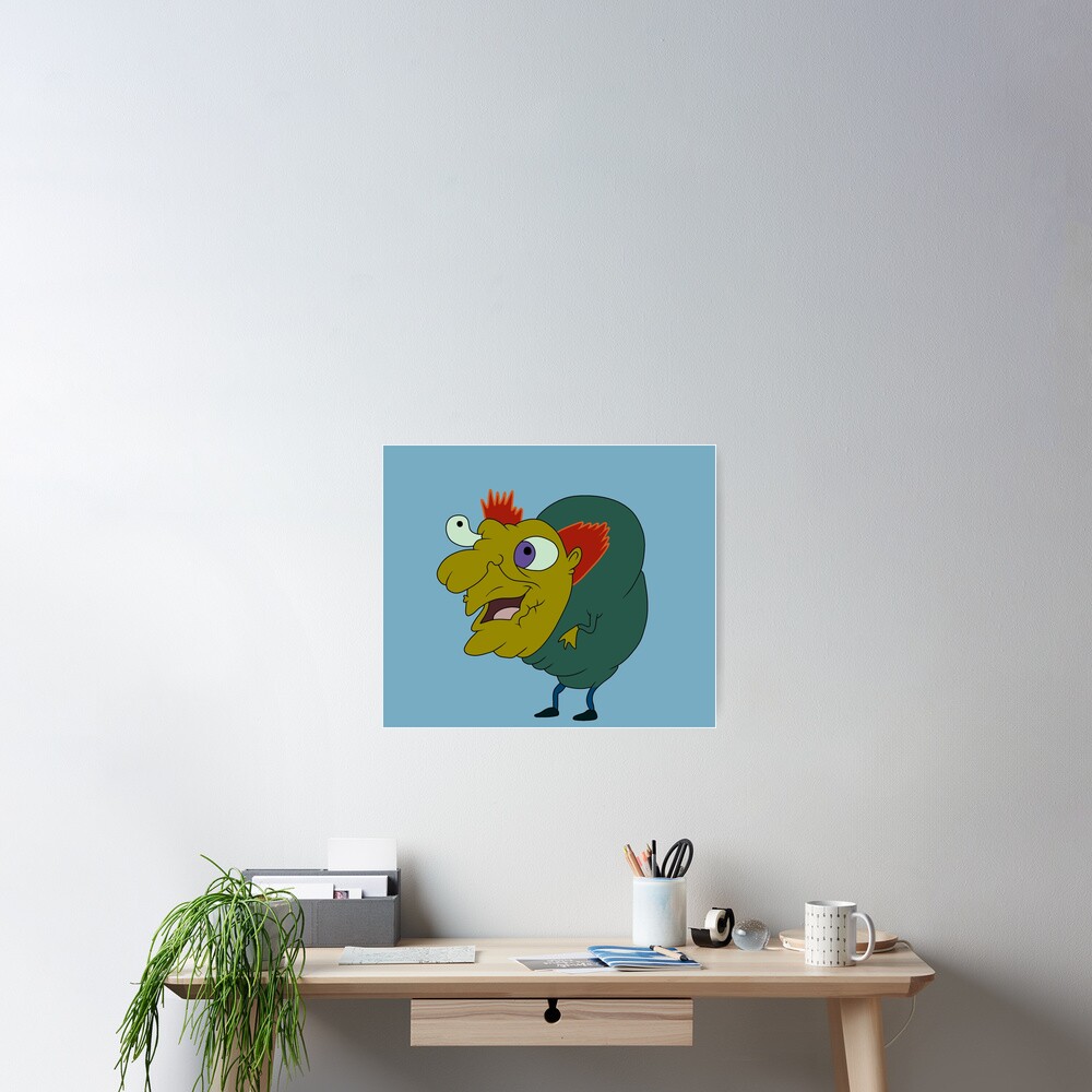 "Hunchback - Courage the Cowardly Dog " Poster by ValentinaHramov ...