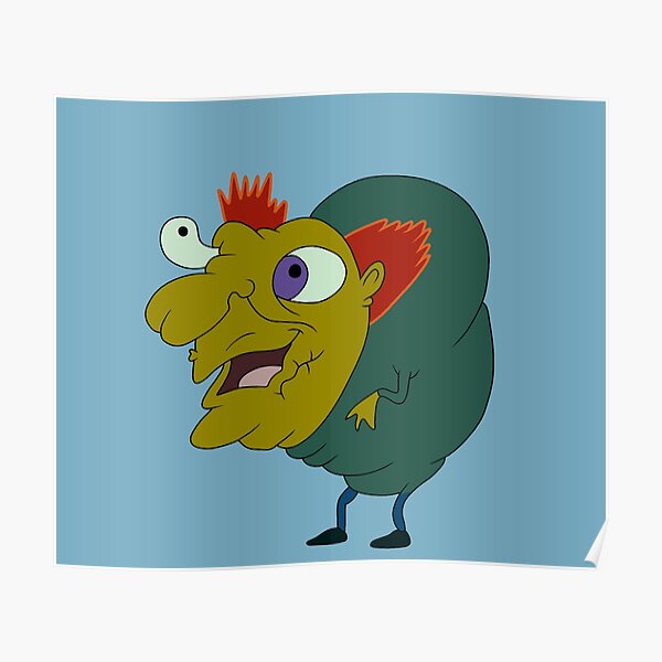 "Hunchback - Courage the Cowardly Dog " Poster by ValentinaHramov ...