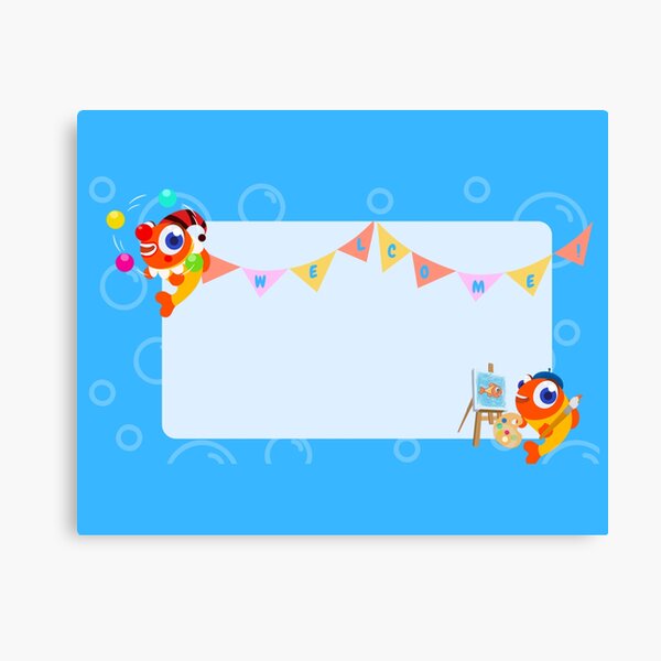 "Palfish ESL Online English Teacher Classroom Background" Canvas Print ...