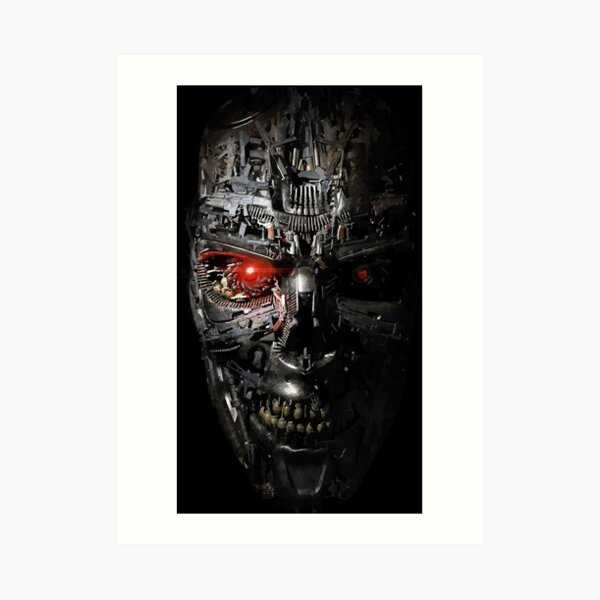 "Robot face " Art Print by AdiDsgn | Redbubble
