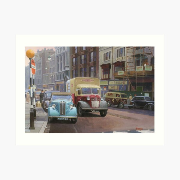 "British Railways Austin K2 two-tonner." Art Print for Sale by ...