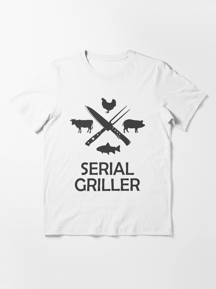 "Serial Griller - BBQ Master Design" T-shirt for Sale by moonfatta ...