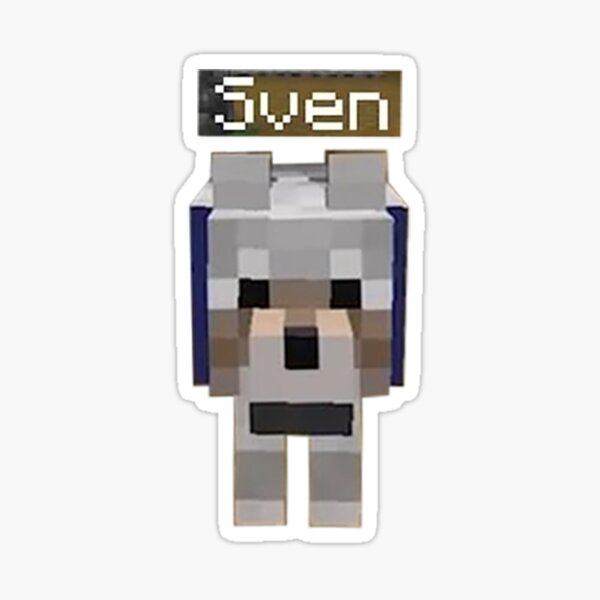 "Sven - Pewdiepie's Dog" Sticker by MaikuArt | Redbubble