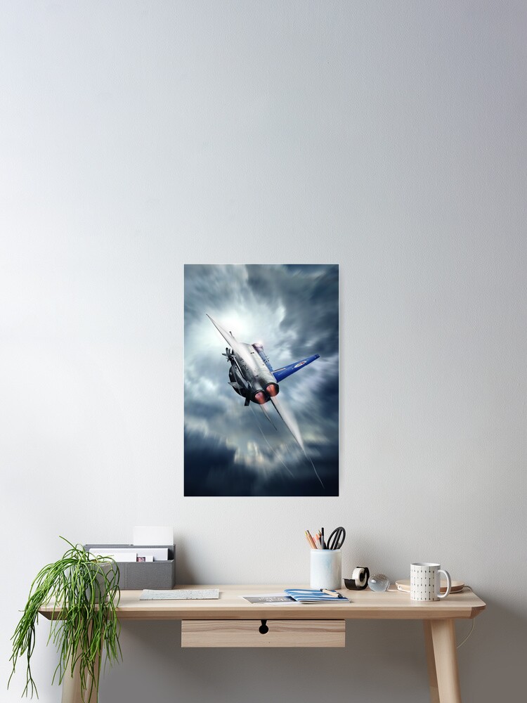 "Lightning Strike" Poster for Sale by Airpower Art | Redbubble