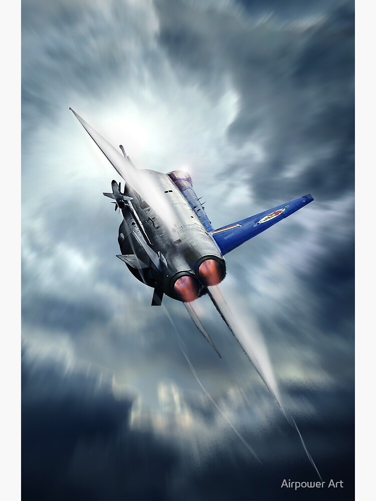"Lightning Strike" Poster for Sale by Airpower Art | Redbubble