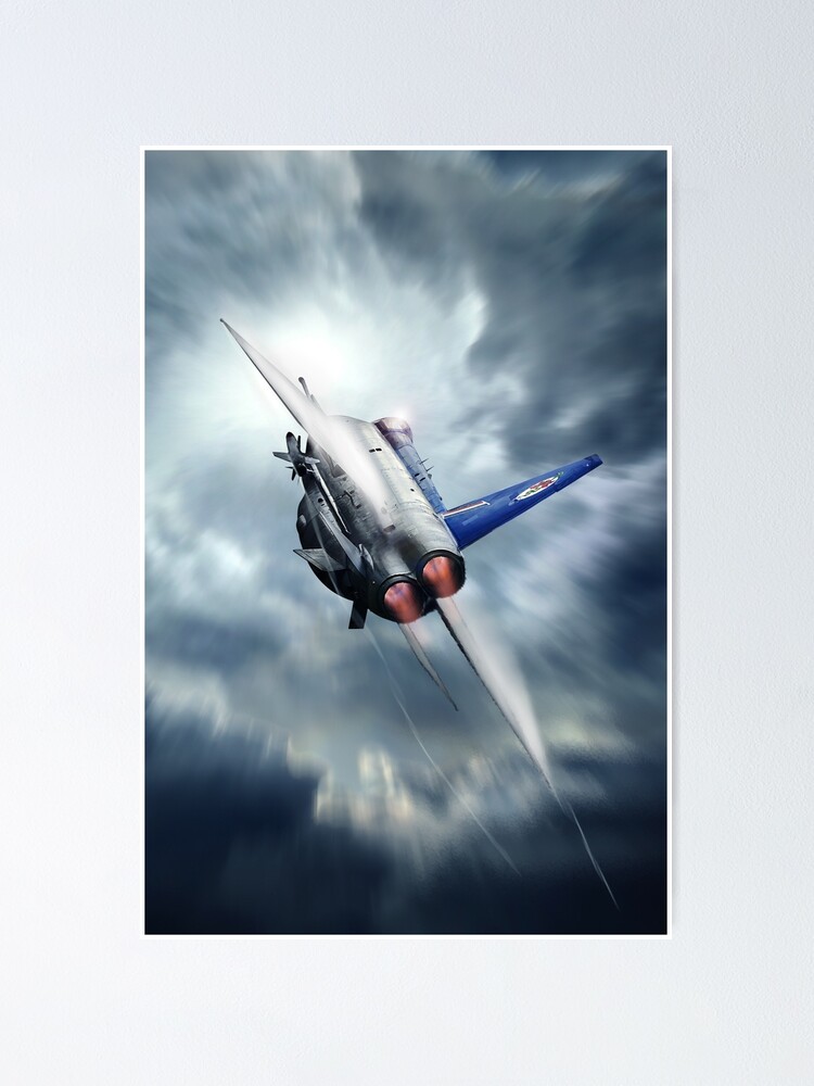 "Lightning Strike" Poster for Sale by Airpower Art | Redbubble
