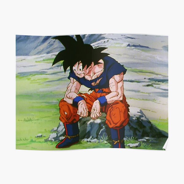 Póster «Goku sentado» de Supra-D | Redbubble