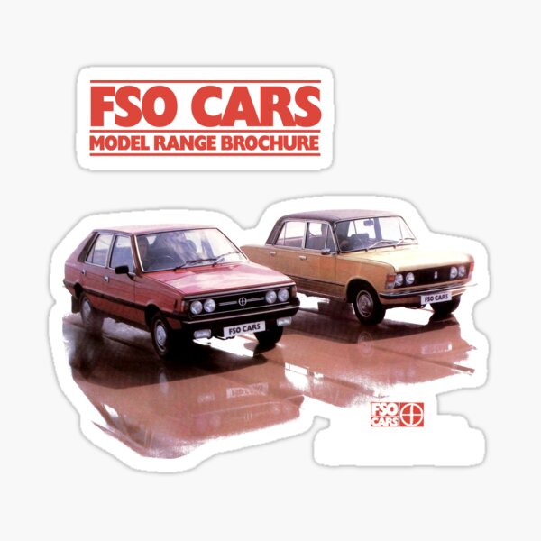 "FSO POLONEZ - FSO 1500" Sticker for Sale by ThrowbackM2 | Redbubble