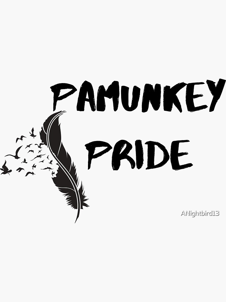 "Pamunkey Pride" Sticker for Sale by ANightbird13 | Redbubble
