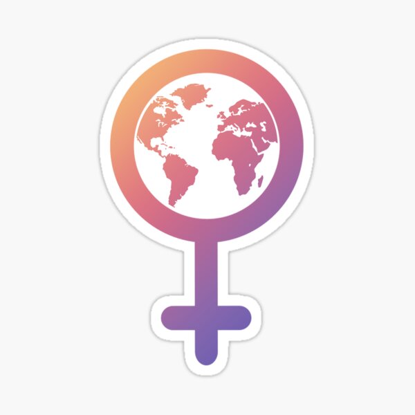 "Girl Power Statement International Feminism" Sticker by sayp | Redbubble