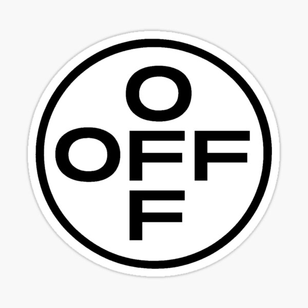 Offwhite Stickers | Redbubble