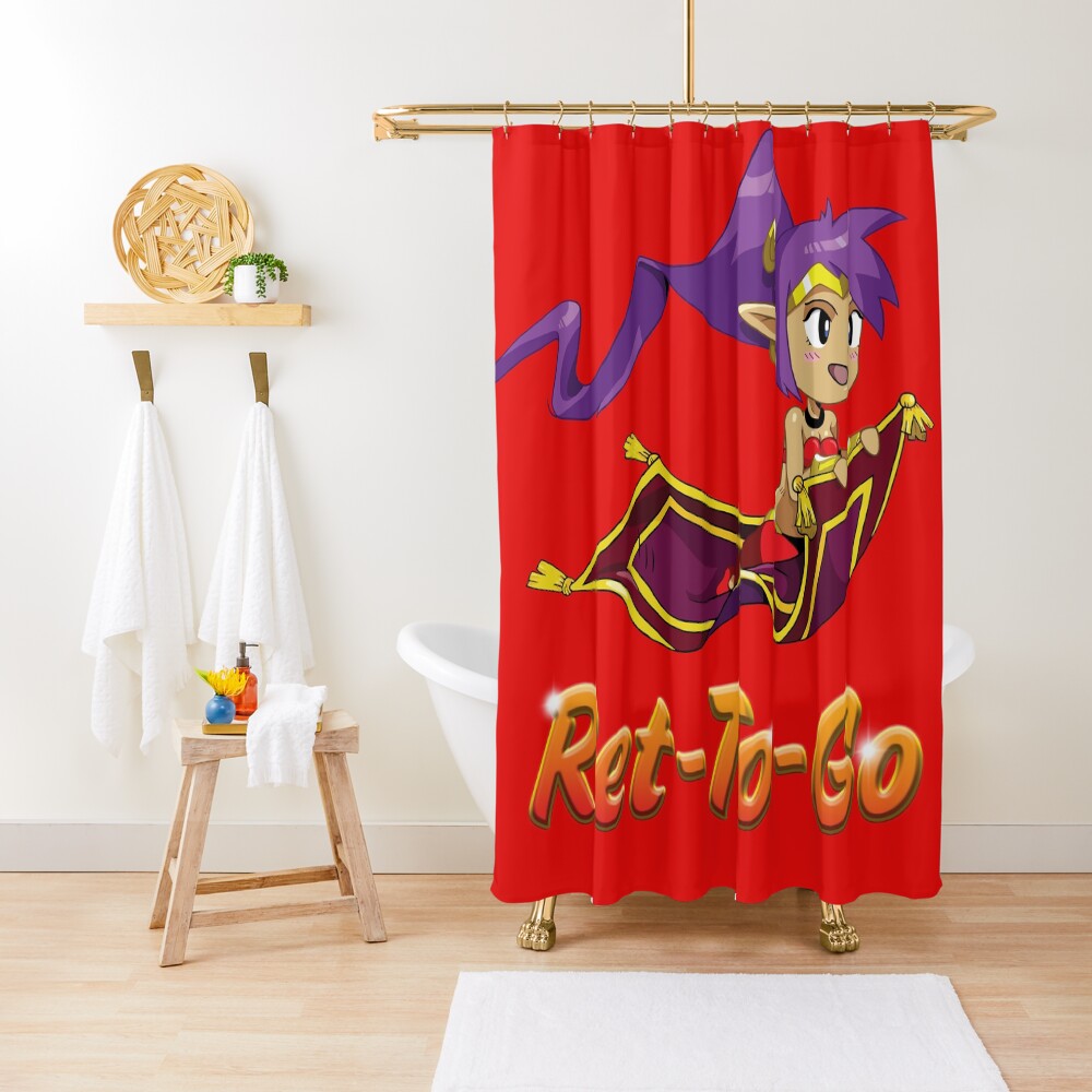 "Ret To Go" Shower Curtain for Sale by CreativeWiz | Redbubble