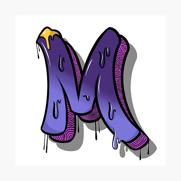 "Letter “M” Graffiti " Photographic Print for Sale by sarina-sharpe ...