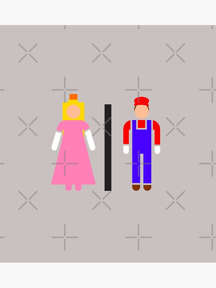 "Princess and Plumber" Poster for Sale by GeekyAngel | Redbubble