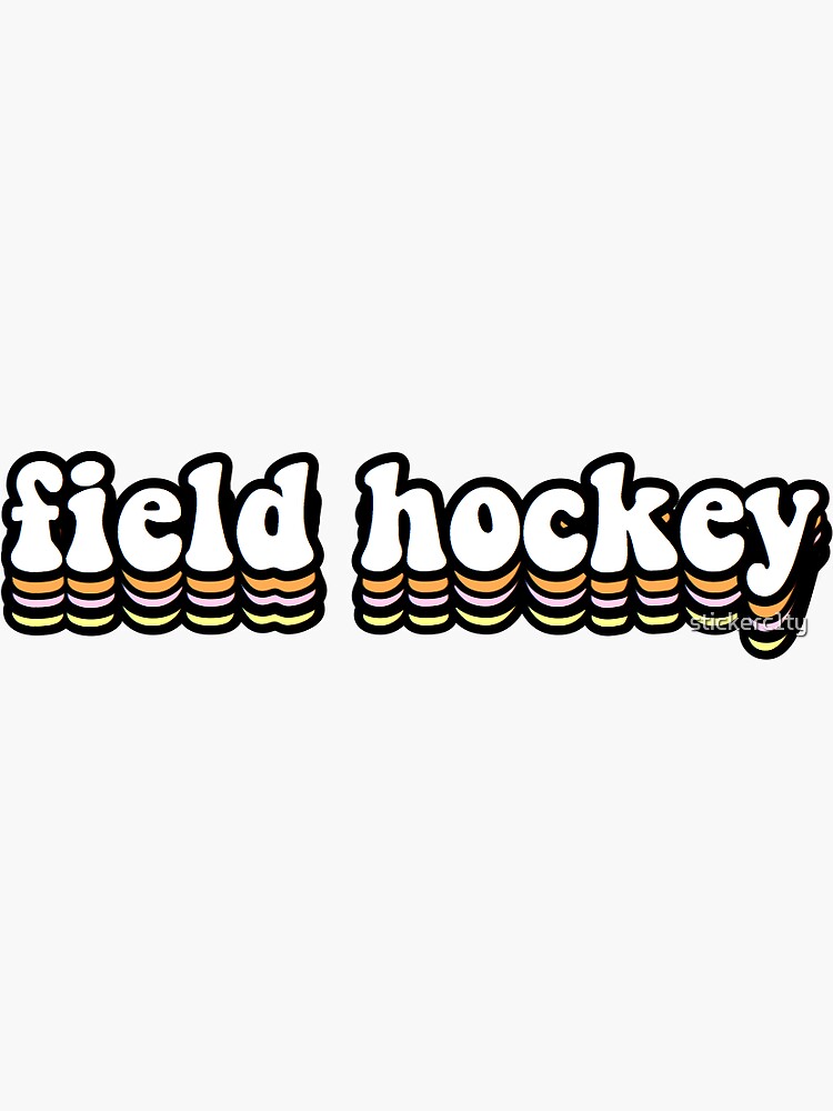 "field hockey" Sticker for Sale by stickerc1ty | Redbubble