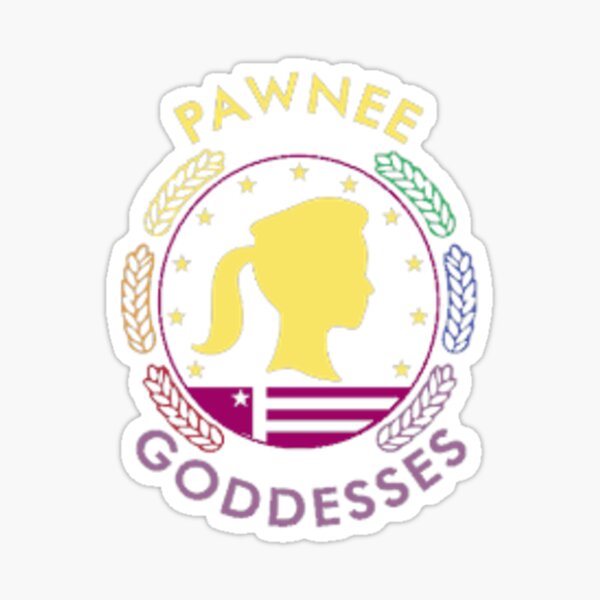 "Pawnee Goddess Rainbow" Sticker by sophiapainted | Redbubble